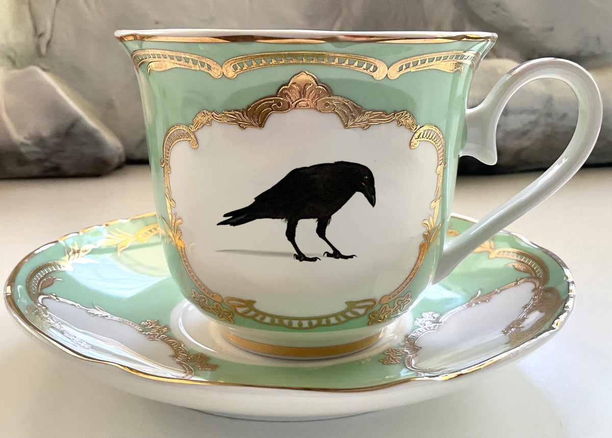 Raven Tea Set, vegan bone china – Angioletti Designs